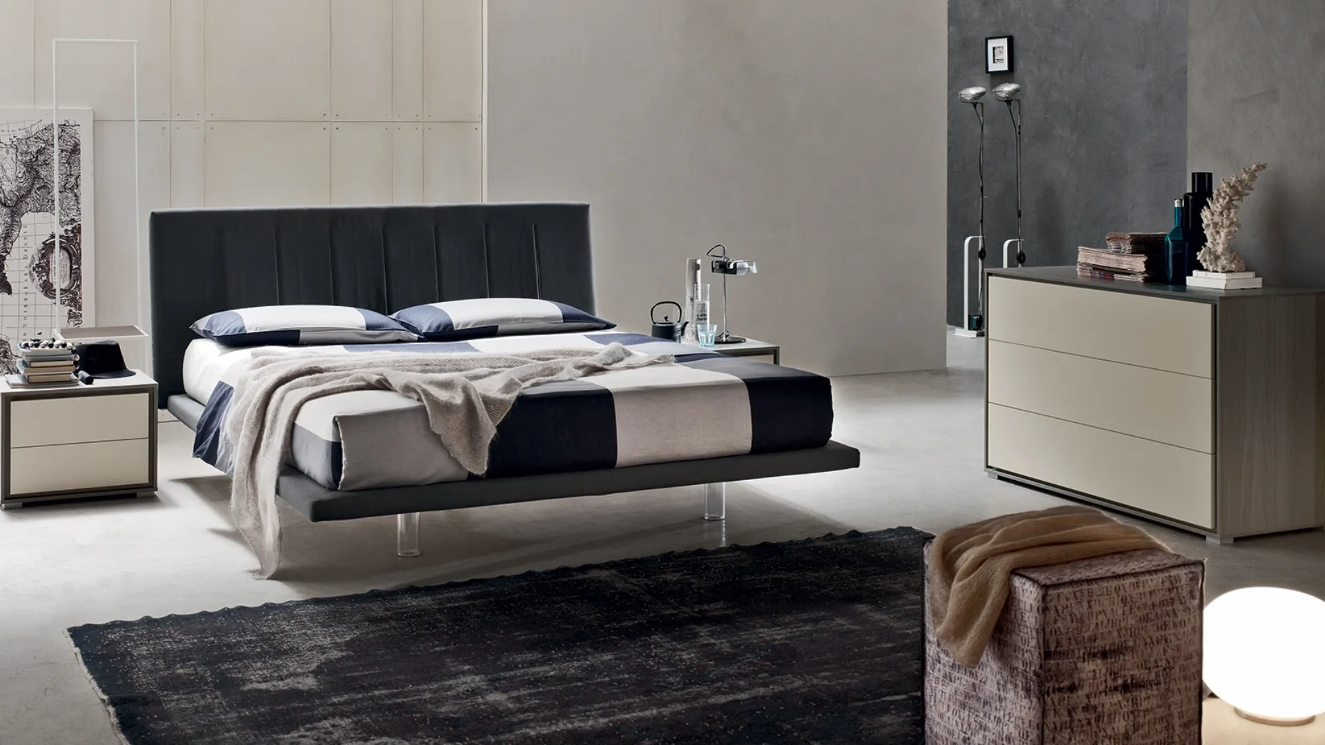 Letto in tessuto Sofia di Maronese Acf